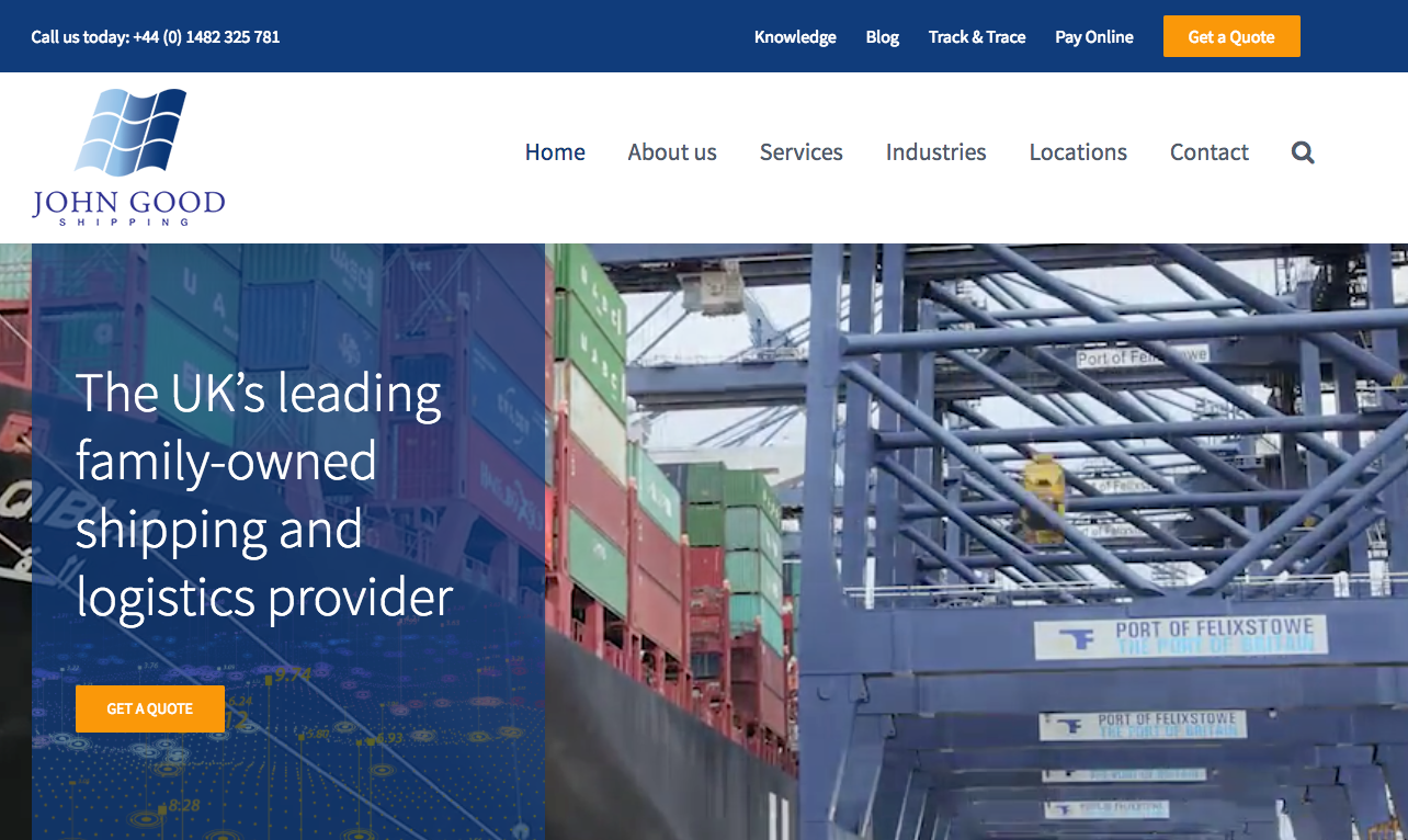 Good Logistics Launches New Website - Good Logistics